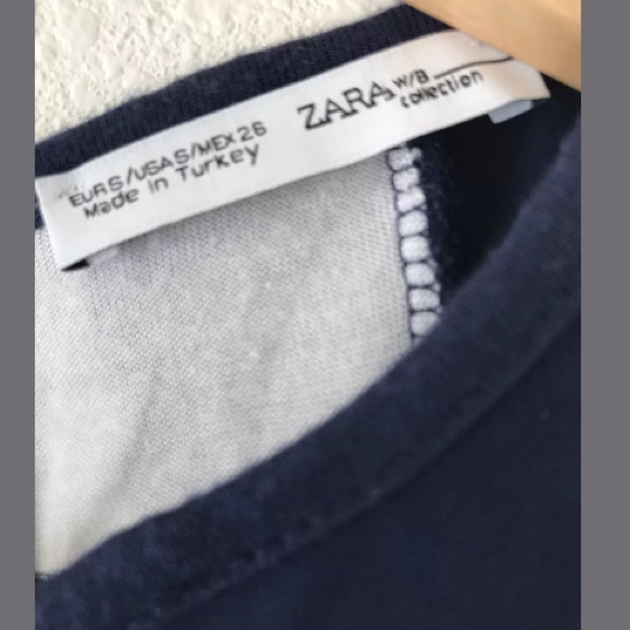 Zara | Tops | Zara Wb Collection Striped Keyhole Back Knit Top S | Poshmark